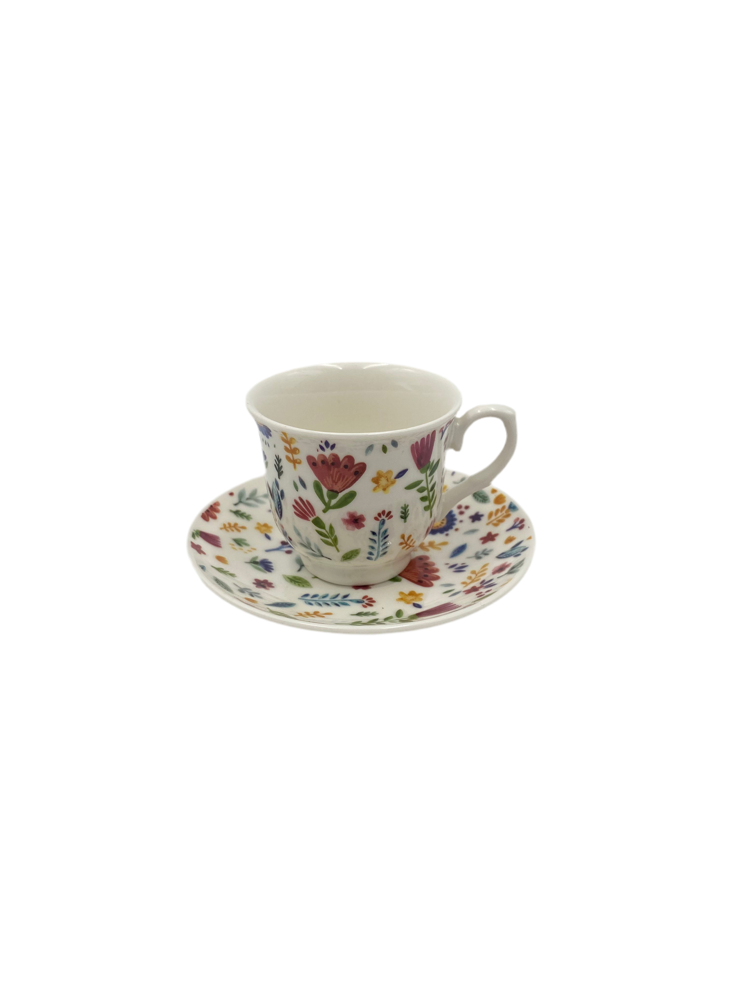GeBe, 12 PCs Coffee Cups With Saucers Set – Baytkon